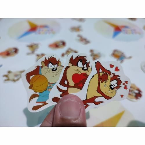 Jual Sticker Aesthetic Tumblr Kartun Tasmanian Devil Kawai Lucu Chibi ...
