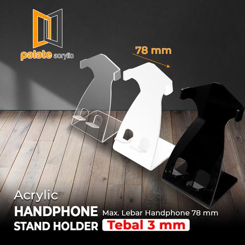 Jual ACRYLIC STAND HOLDER HANDPHONE / AKRILIK STAND HOLDER HP - PUTIH ...