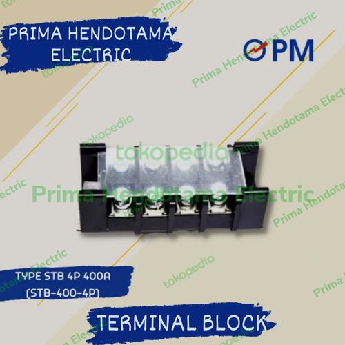Jual Terminal STB 400A 4P (STB-400-4P) PM | Terminal Block PM 400A/4P - Kota Medan - Prima ...