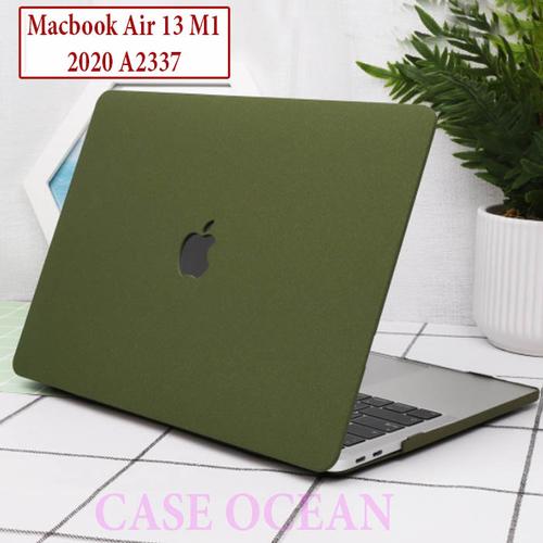 Jual Macbook Air 13 M1 2020 A2337 Hard Case Casing Cover Sand Army ...