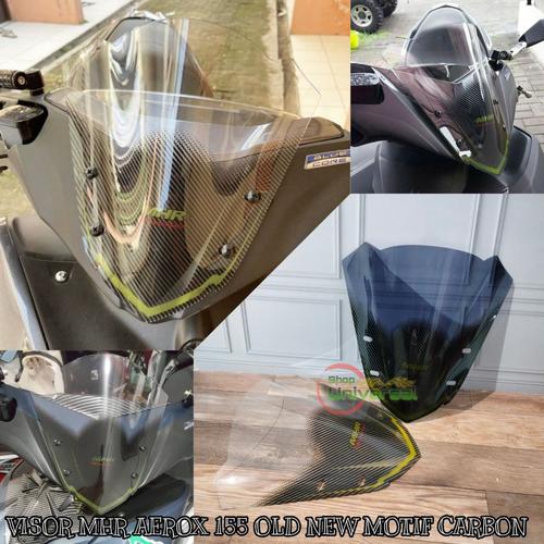Jual VISOR MHR MOTIF CARBON OLD DAN NEW YAMAHA AEROX 155 2017-2021 MHR ...