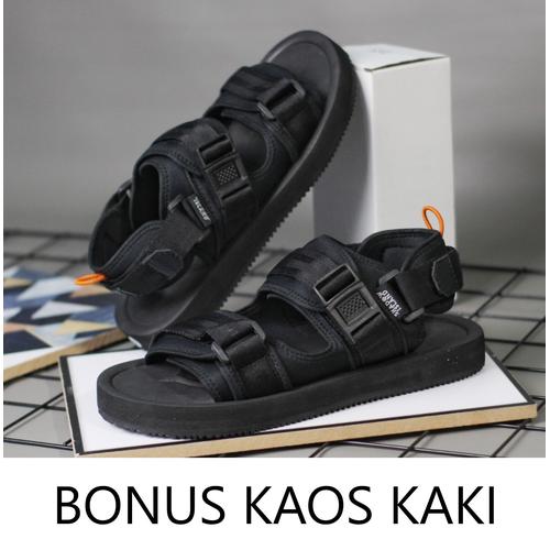 Jual Sandal Pria Sendal Casual Slide Slop Gunung Shadow Stain Webbing ...