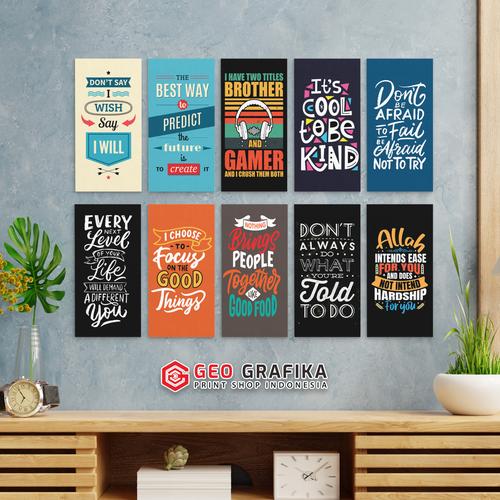Jual Quotes Hiasan Dinding Pajangan Dinding Kayu Wall Decor QS 031-040 ...