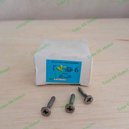 Jual Skrup Kayu ISP (+) plus / Sekrup ISP / Scrup Kayu 1/2, 5/8, 3/4 ...