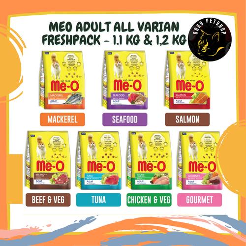 Jual ME-O ADULT ALL VARIANT Makanan Kucing Semua Rasa MEO FRESHPACK 1.2 ...