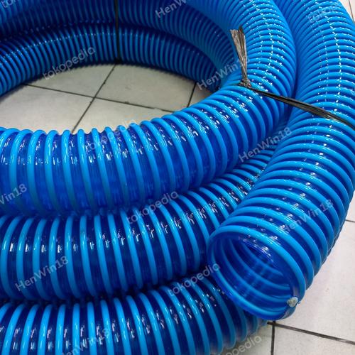 Jual Selang spiral biru ukuran 4 inch / selang hisap pvc / selang ...