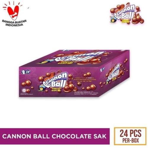 Jual CANNON BALL 24'S SNACK COKLAT KUNYAH HAMPERS LEBARAN COKELAT ...