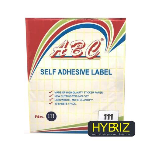 Jual Sticker Label ABC No 111 ( Self Adhesive Label ) Label Undangan ...