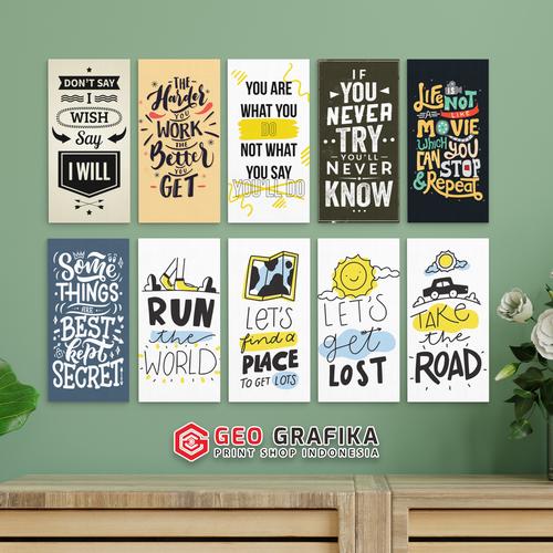 Jual Quotes Hiasan Dinding Pajangan Dinding Kayu Wall Decor QS-011-020 ...