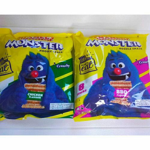 Jual Mamee Monster Noodle Snack BBQ Flavour 200gr | Chicken Flavour ...