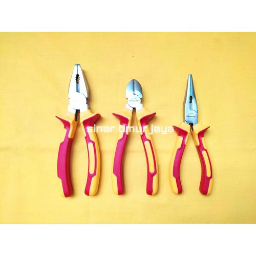 Jual TANG SET 3 PCS / TANG KOMBINASI 7" - TANG LANCIP 6" - TANG POTONG ...