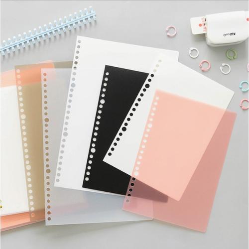 Jual DIY Plastic Binder Cover - Transparan Loose Leaf Custom - A5 ...