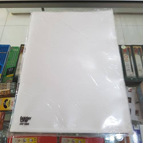 Jual Clear Sleeve/ Map L Folder One Putih A4/F4 12Pcs/Pak - A4 ...