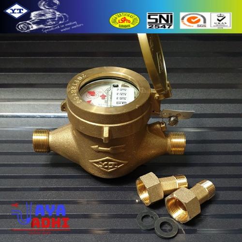 Promo Meteran Air PDAM Flow Meter 1" - 25mm SNI Tera RESMI Brass ...