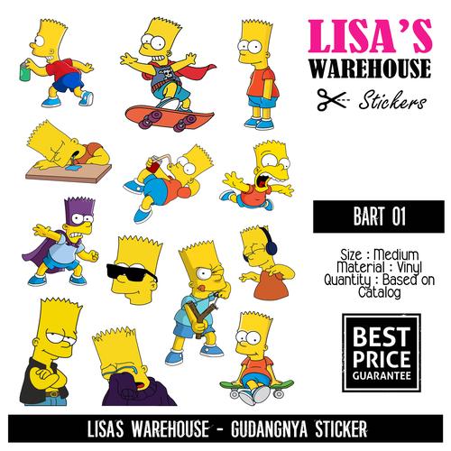 Jual Sticker The Simpsons - Bart 01 - Kota Balikpapan - Lisas Warehouse ...