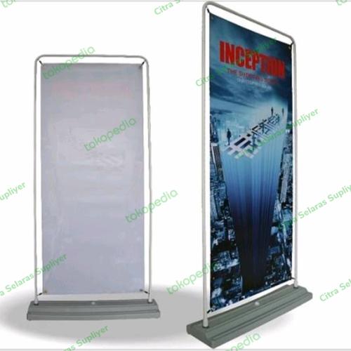 Jual Tripod banner stand / Stand door frame banner - Alas Besi Tebal ...
