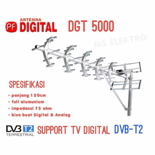 Jual Antena Tv UHF PF digital DGT 5000 cocok buat digital dan analog ...