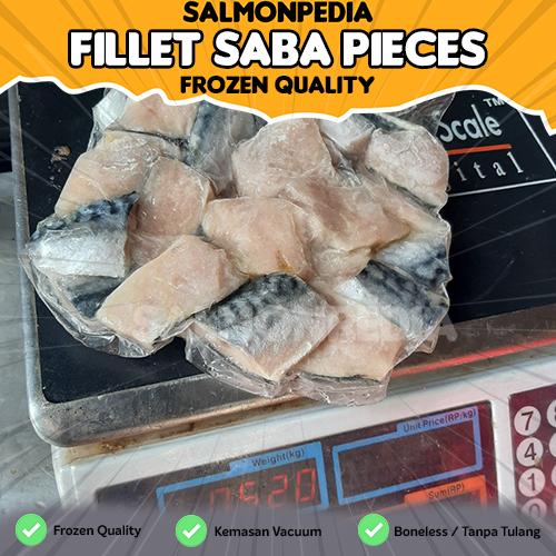 Jual Fillet Saba Pieces Frozen Beku - Ikan Saba Mackarel Fillet Pieces ...