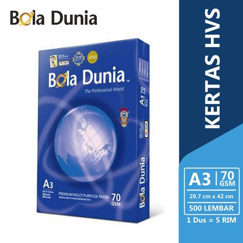 Jual Kertas HVS Bola dunia A3 70 Gram Per Rim - Kota Bandung - Bj Office Store | Tokopedia