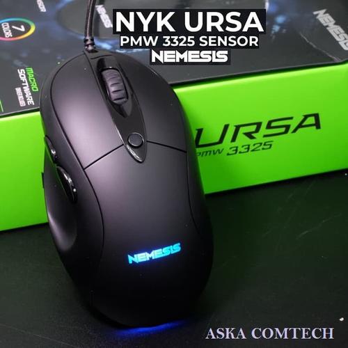 Jual MOUSE GAMING NYK URSA PMW 3325 SENSOR LIGHTHING 7 COLORS / MOUSE ...