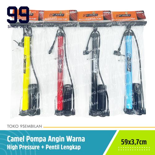 Jual Camel Pompa Sepeda Warna 590x37mm HP + Set Pentil Lengkap Bola ...