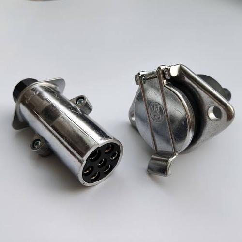 Jual 7 Pin Plug & Socket N-Type 24v Trailer Wiring Connector - Kota ...