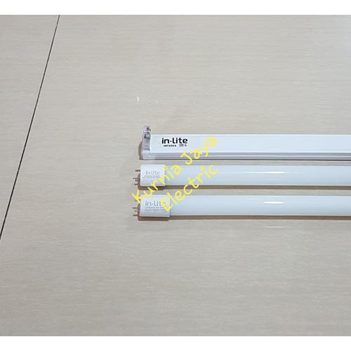 Jual INLITE Lampu TL Tube LED T8 INTL008 18W + Kap 120CM / 1.2M Satu ...