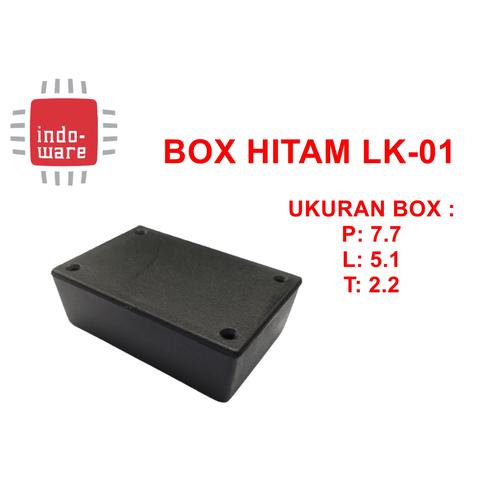 Jual BOX HITAM LK-01 KOTAK PROJEK ARDUINO 7.7x5.1x 2.2cm BOX ...