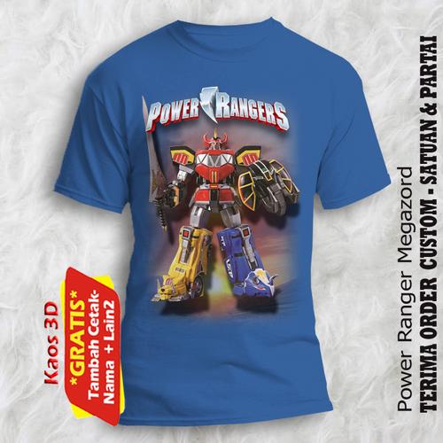 Jual Kaos Power Ranger Megazord Ukuran Anak dan Dewasa Couple Family ...