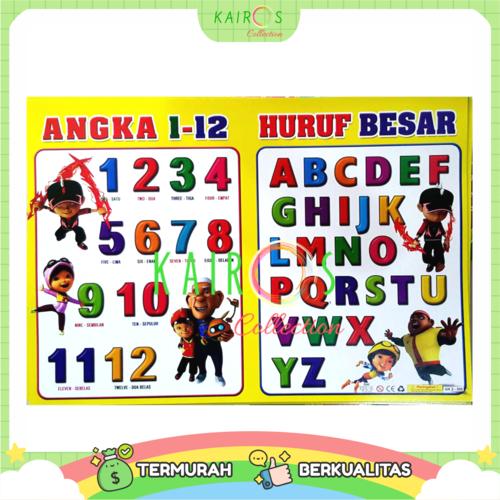 Jual Poster Angka 1-12 dan Huruf Besar - Kota Surabaya - Kairos ...