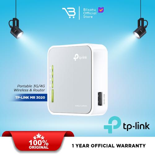 Promo TP-LINK TL-MR3020 Portable 3G/4G Wireless N Router 3g router 4g ...