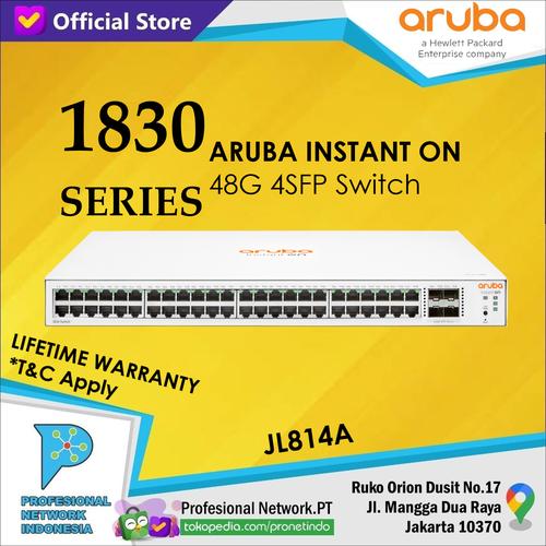 Promo HPE ARUBA JL814A Aruba Instant On 1830 48G 4SFP Switch Cicil 0% ...