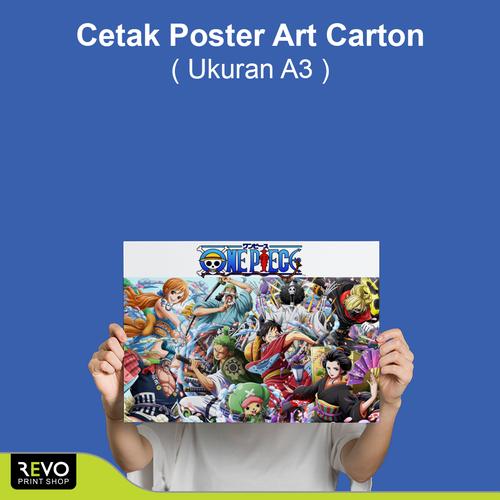 Jual Cetak Poster A3 Custom Art Carton , Art Paper - Art Carton 260g ...