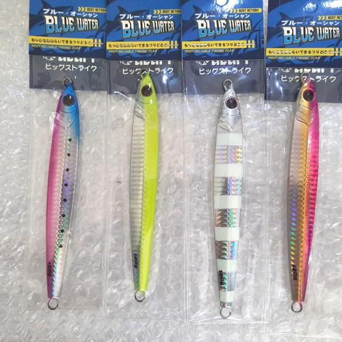 Jual NEW Metal Jig 80 100 120 gram BLUEWATER - Neon Silver, 100gr ...
