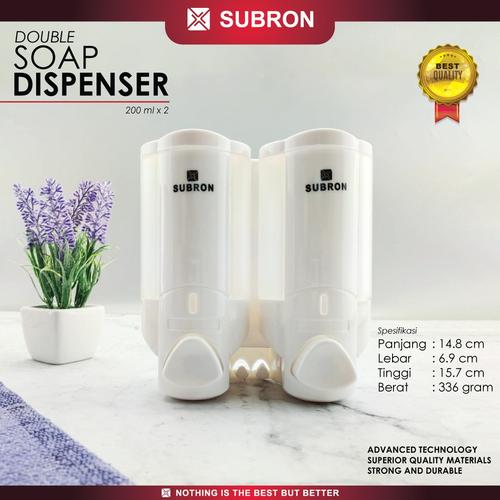 Jual Subron Soap Dispenser Double Plastik Tebal S804 - Kab. Garut ...