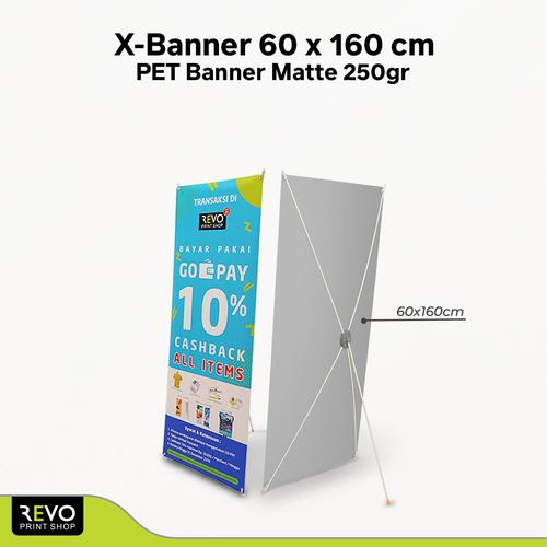Jual X-Banner / XBanner Pet Banner Matte 250gr 60 x 160 cm - Kota ...