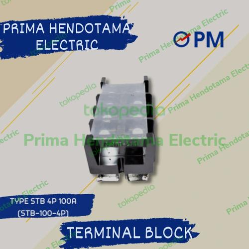 Jual Terminal STB 100A 4P (STB-100-4P) PM | Terminal Block PM 100A/4P ...