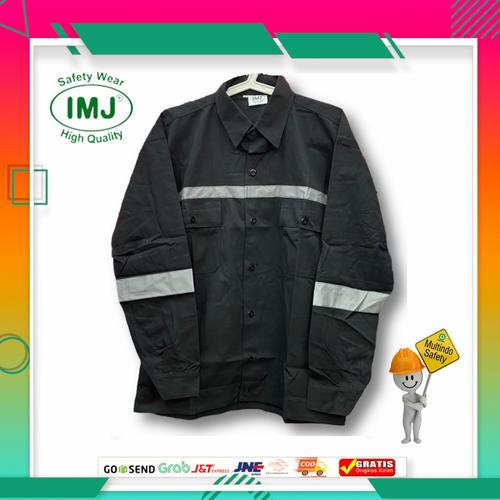 Jual Baju Safety Imj Wearpack Atasan Lengan Panjang Hitam - Jakarta ...