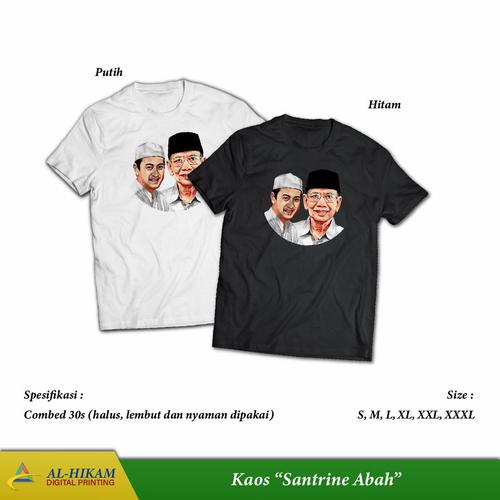 Jual Sablon Kaos Abah Hasyim - Hitam, XXL - Kota Malang - Al-Hikam Digital Printing | Tokopedia