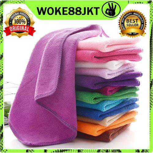 Jual Kain Lap handuk Microfiber 40x40 30x30 Poles Wax Coating Detailing ...