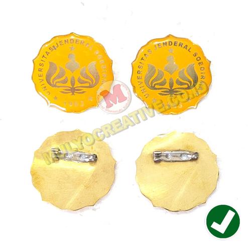Jual Pin & Name Tag Karyawan Custom Unsoed – Bros Name Tag Custom - Pin ...