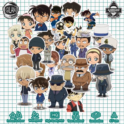 Jual Sticker Pack Anime DETECTIVE CONAN EDOGAWA Stiker Laptop ...