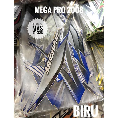 Jual striping megapro optimus 2008 stiker les bodi motor honda mega pro ...