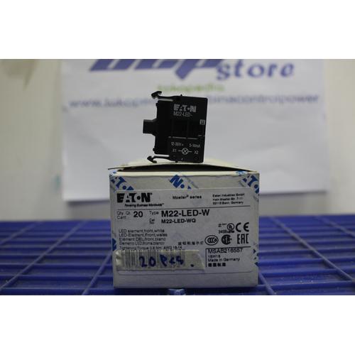 Jual LED Elements 18-30VAC,White Color, front fixing-216557-M22-LED-W ...