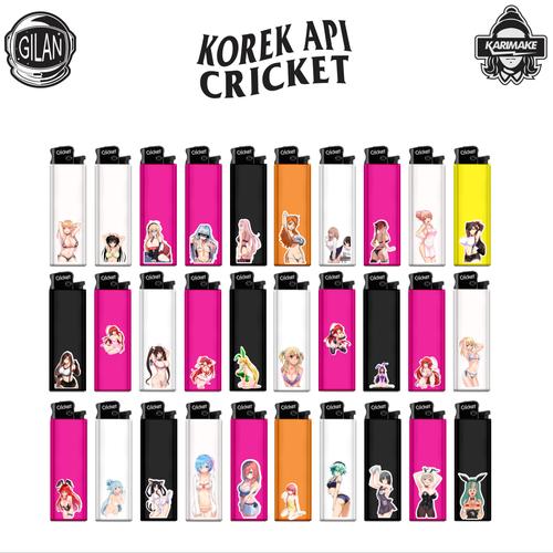 Jual Korek Api CRICKET MANCIS WIFU WAIFU WIBU HENTA Stiker Laptop ...