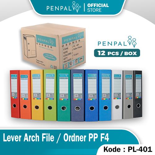Jual Penpal Lever Arch File / Ordner Folio PL-401 ( 12 Pcs ) - Biru ...