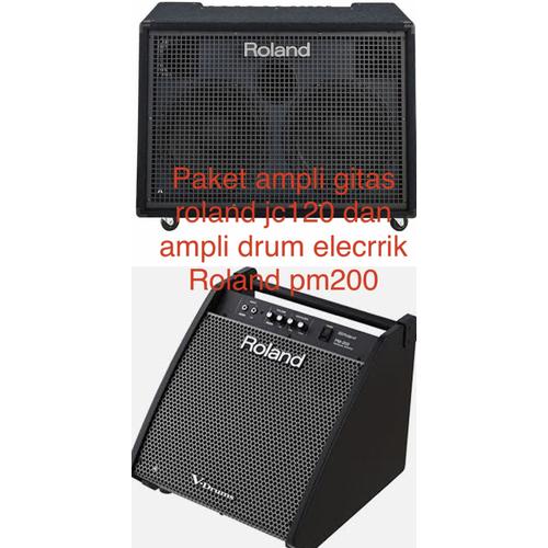Jual Paket ampli keyboard roland kc990 ampli drum electrik roaland ...