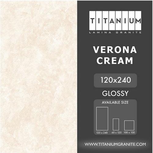 Jual Titanium Verona Cream Glossy uk. 120x240 | LAMINA GRANITE TILES ...