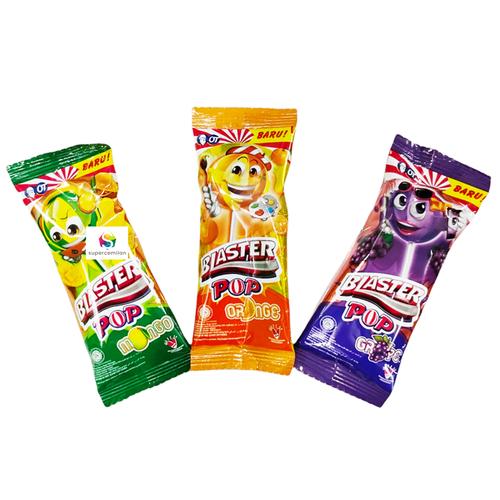 Jual Blaster POP Permen Loli Lollipop Buah SATUAN - Blaster Grape ...