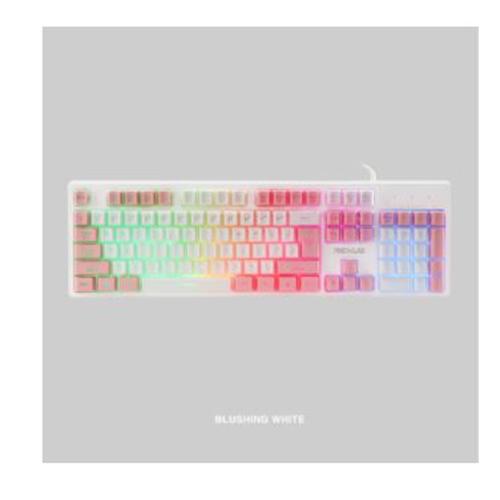 Jual Keyboard gaming rexus wired usb membrane rainbow full size k9-e rx ...